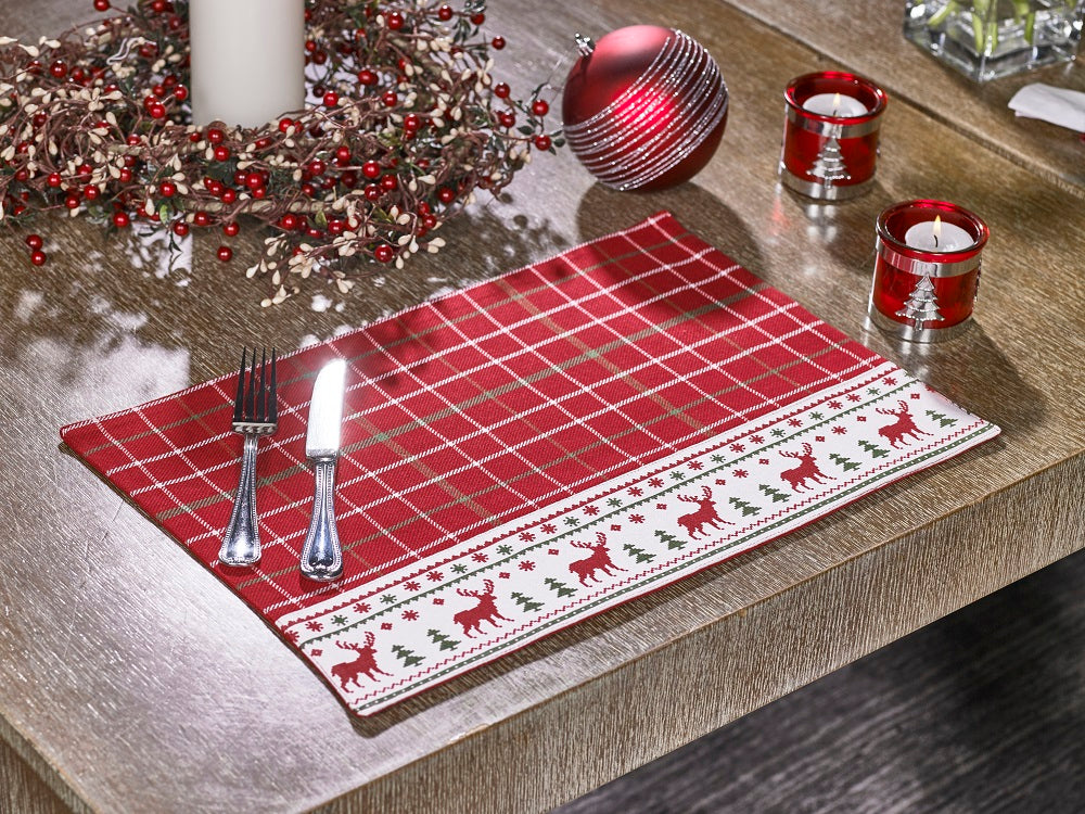 Christmas Story Placemat 13"x19" set/4 – Mera Linen - Make Your ...